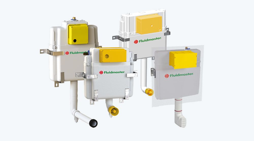 Frameless Cisterns (floor toilets)